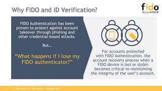 Introduction to FIDO's Identity Verification & Binding Initiative | PPTX