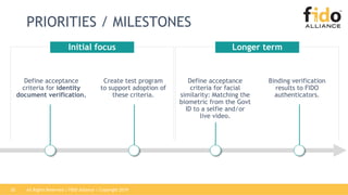 Introduction to FIDO's Identity Verification & Binding Initiative | PPTX