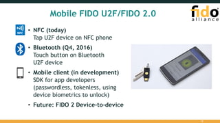 FIDO U2F Specifications: Overview & Tutorial | PDF