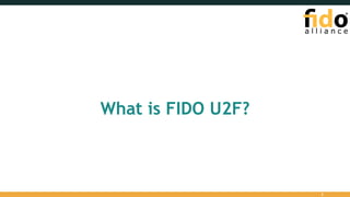 FIDO U2F Specifications: Overview & Tutorial | PDF