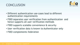 FIDO Technical Specifications Overview | PDF