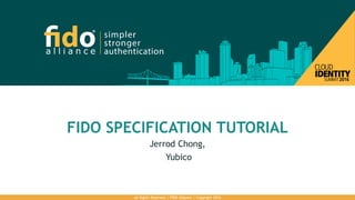 FIDO Specifications Tutorial | PPT