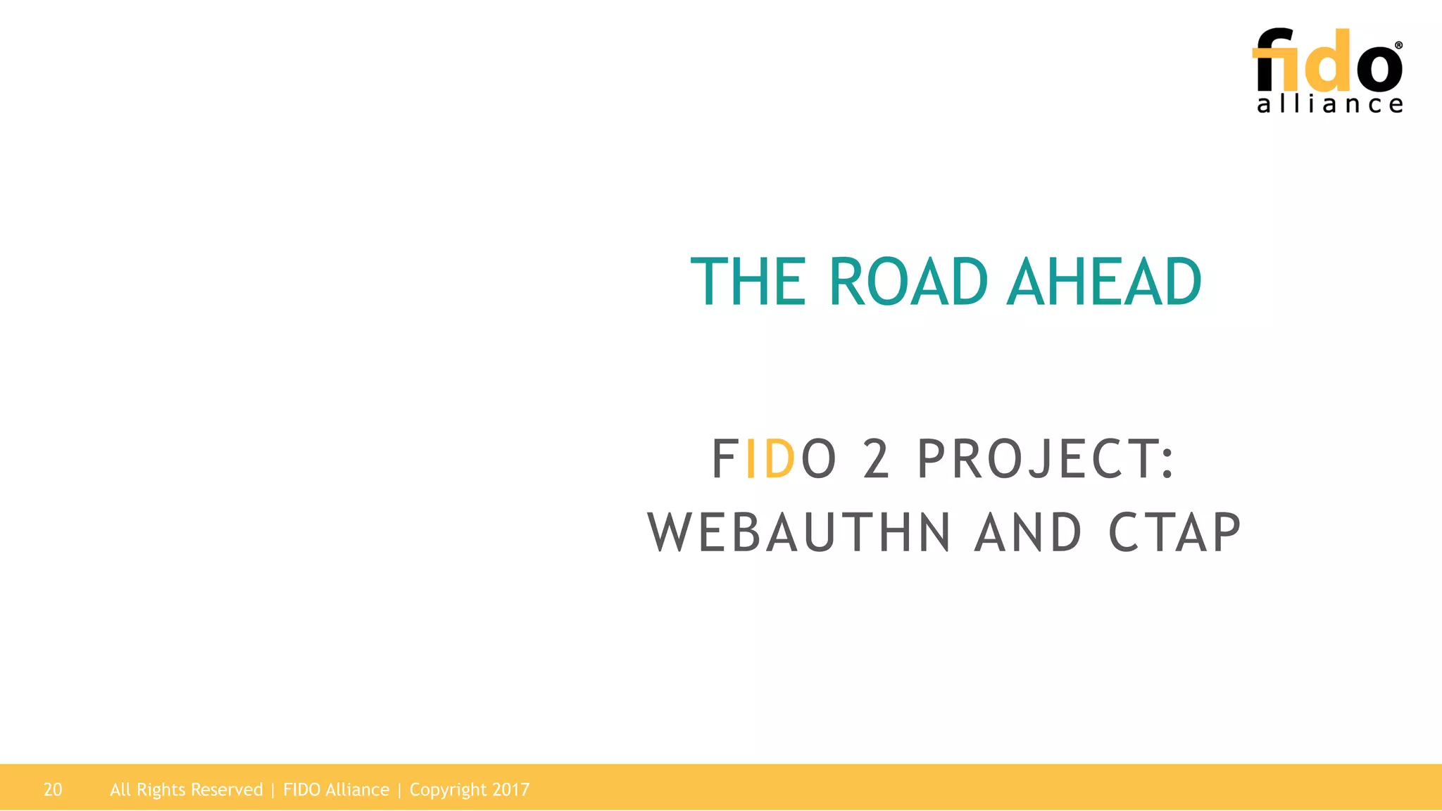 FIDO Technical Specifications Overview | PDF