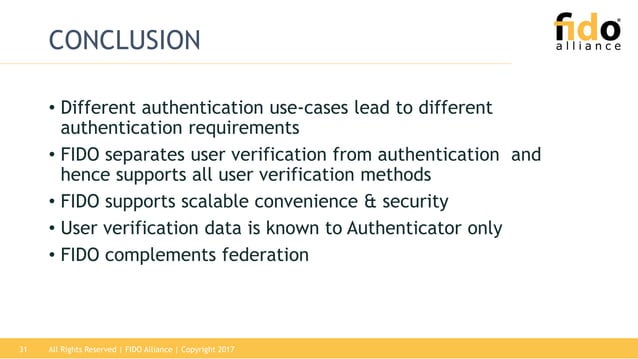 FIDO Technical Specifications Overview | PPT