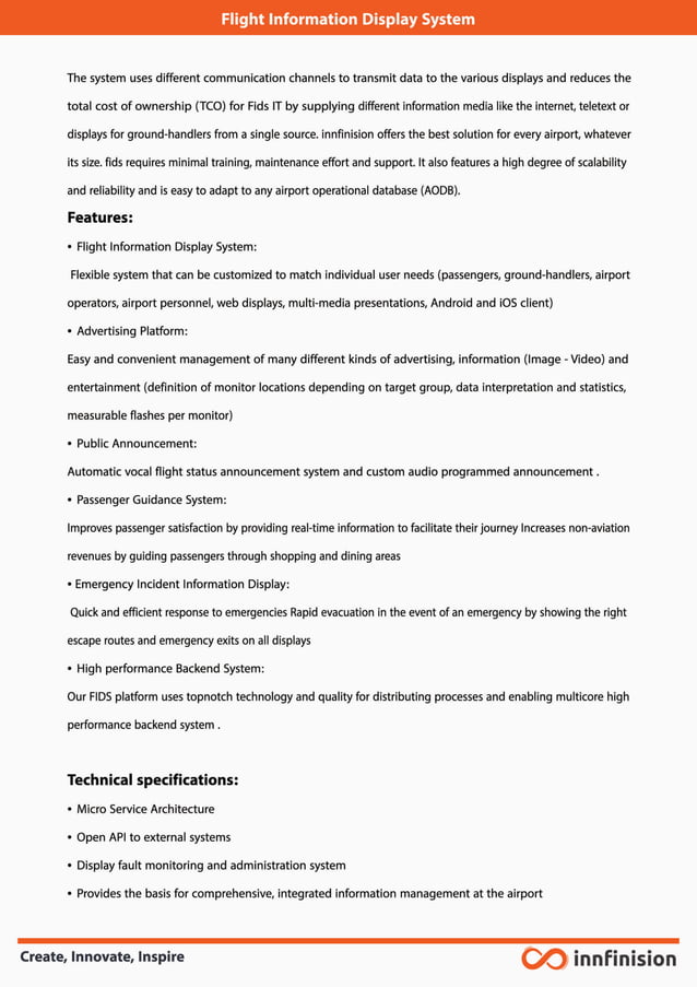 Next Generation FIDS for airports | PDF