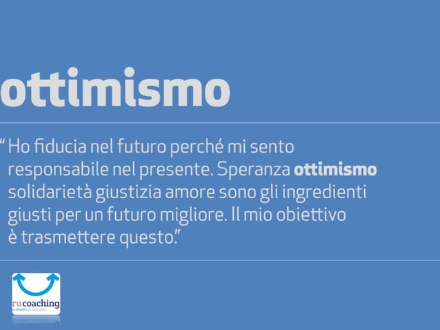 Fiducia e Ottimismo | PDF