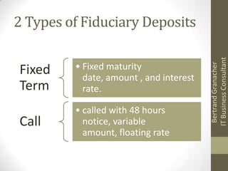 Fiduciaire presentation-v1 | PPT