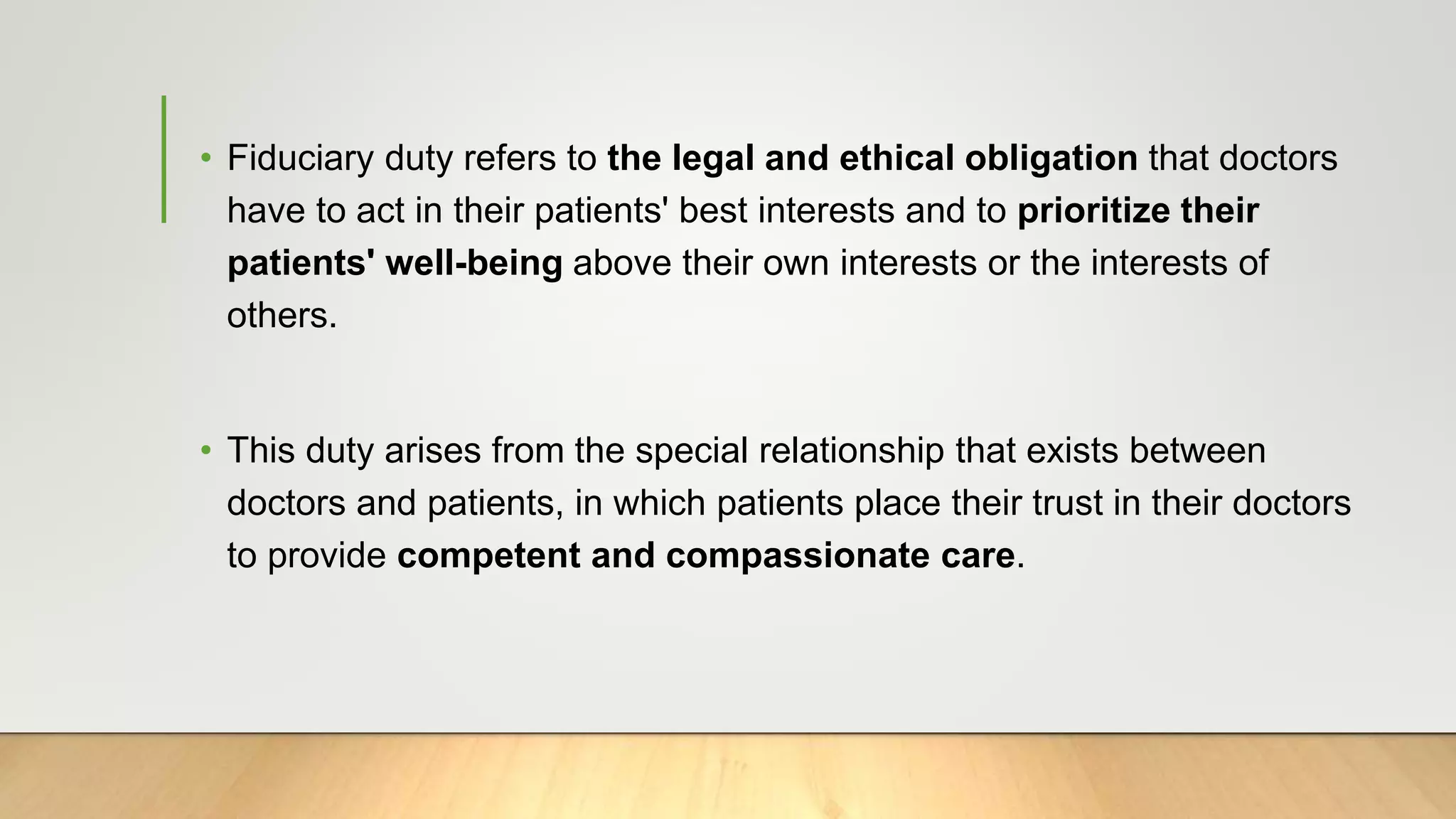 Fiduciary Duty - Case Studies | PPTX