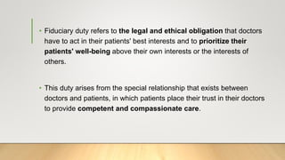 Fiduciary Duty - Case Studies | PPTX
