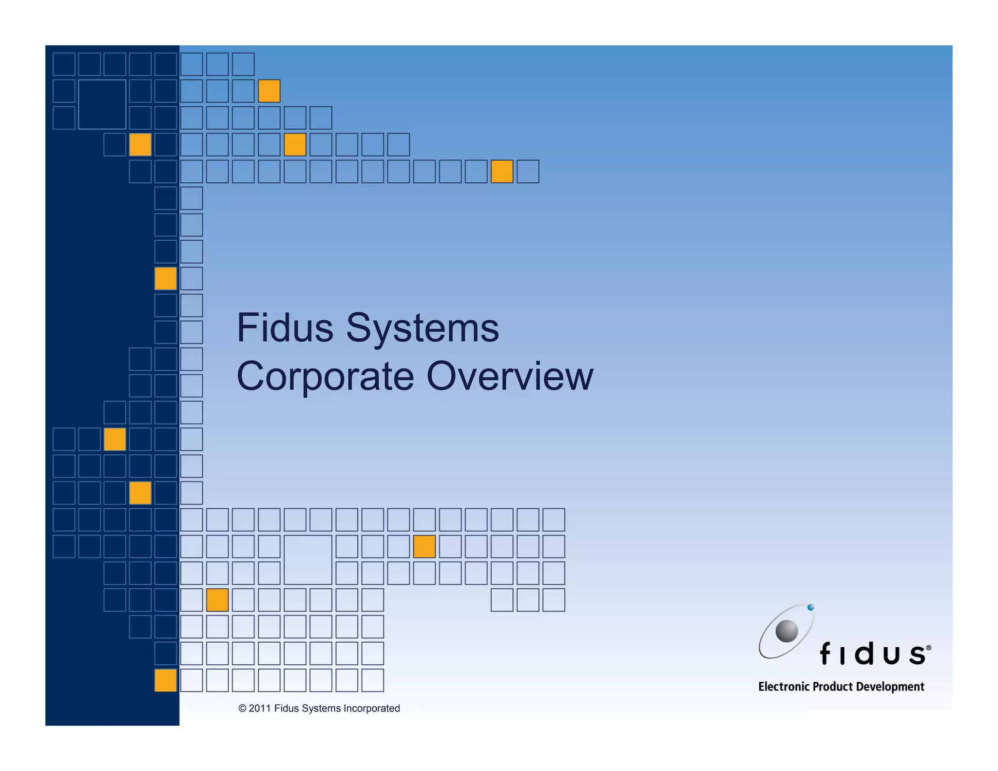Fidus Corporate Presentation | PDF | Computing | Technology & Computing