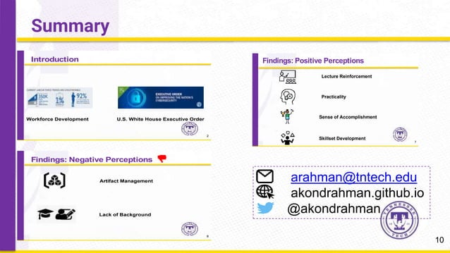How Do Students Feel About Automated Security Static Analysis Exercises? | PPTX