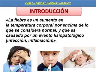 Fiebre | PPTX