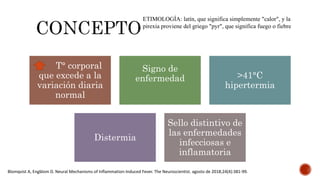 Fiebre y dolor - pediatría | PPTX