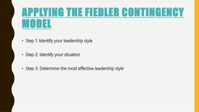 Fiedler’s Contingency Theory