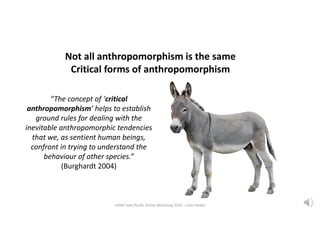 #futurehorse project. Is there a role for anthropomorphism in ...
