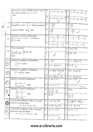 FIEK provime pranuese teste. | PDF