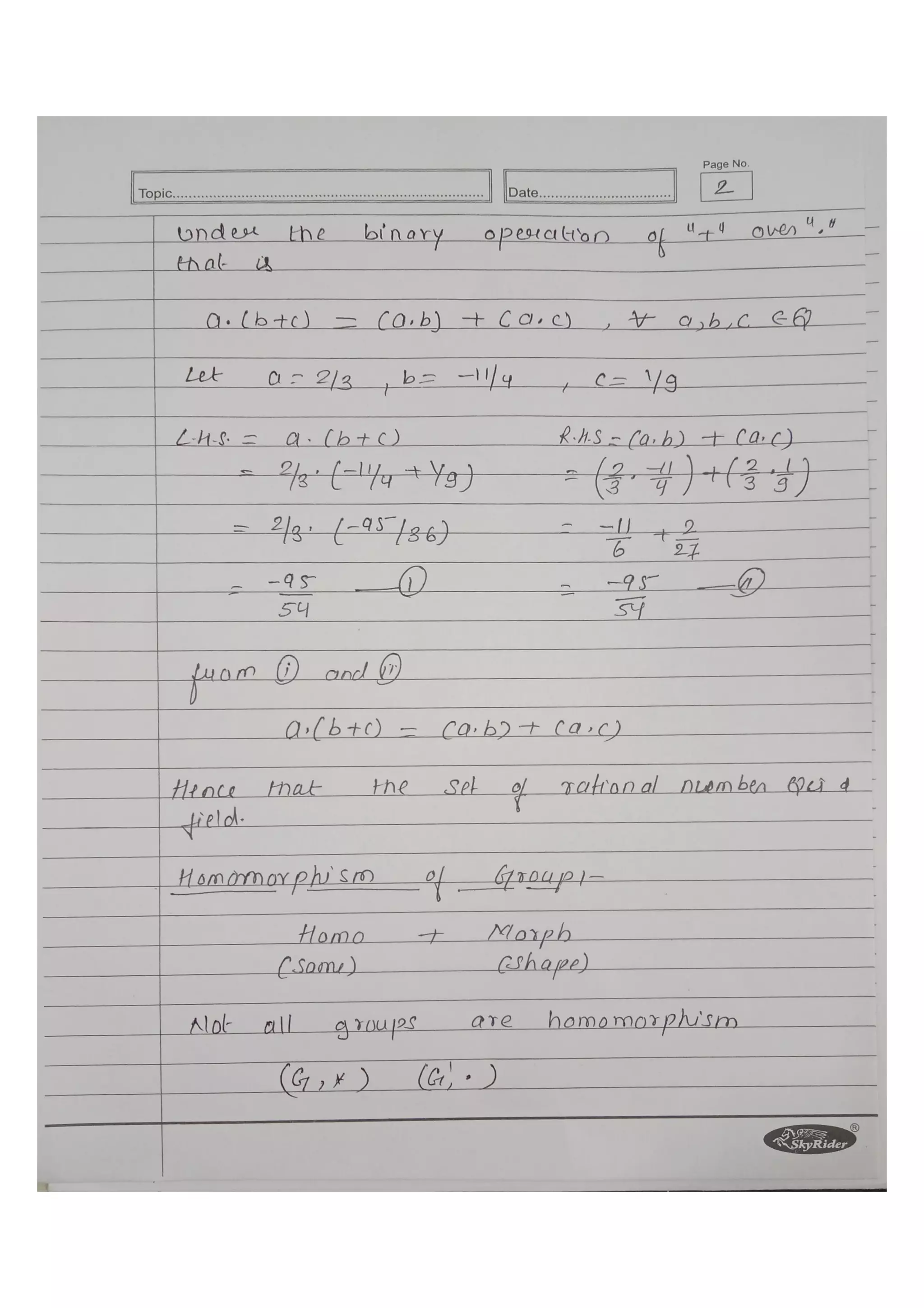 FIELD in Discrete Structure | PDF