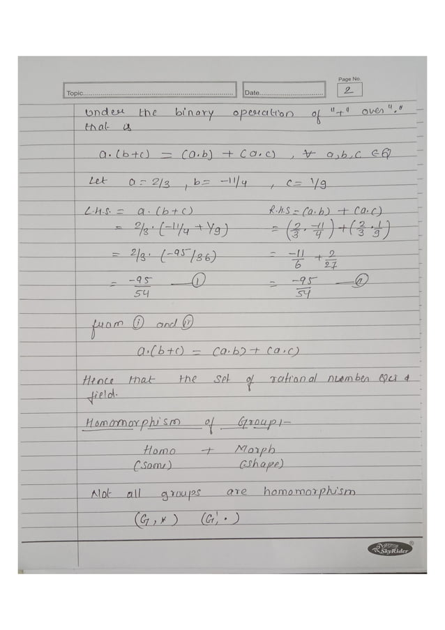 FIELD in Discrete Structure | PDF