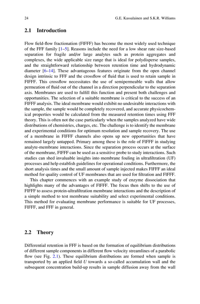 Field flow fractionation in biopolymer analysis | PDF