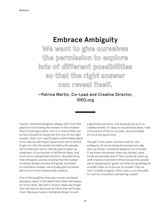 IDEO - Field Guide To Human Centered Design