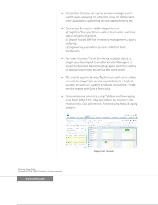 Salesforce Field Service Lightning Implementation Reduces Operational Cost by 21% | PDF ...