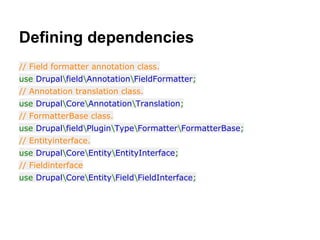 Field api.From d7 to d8 | PPT