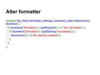 Field api.From d7 to d8 | PPT