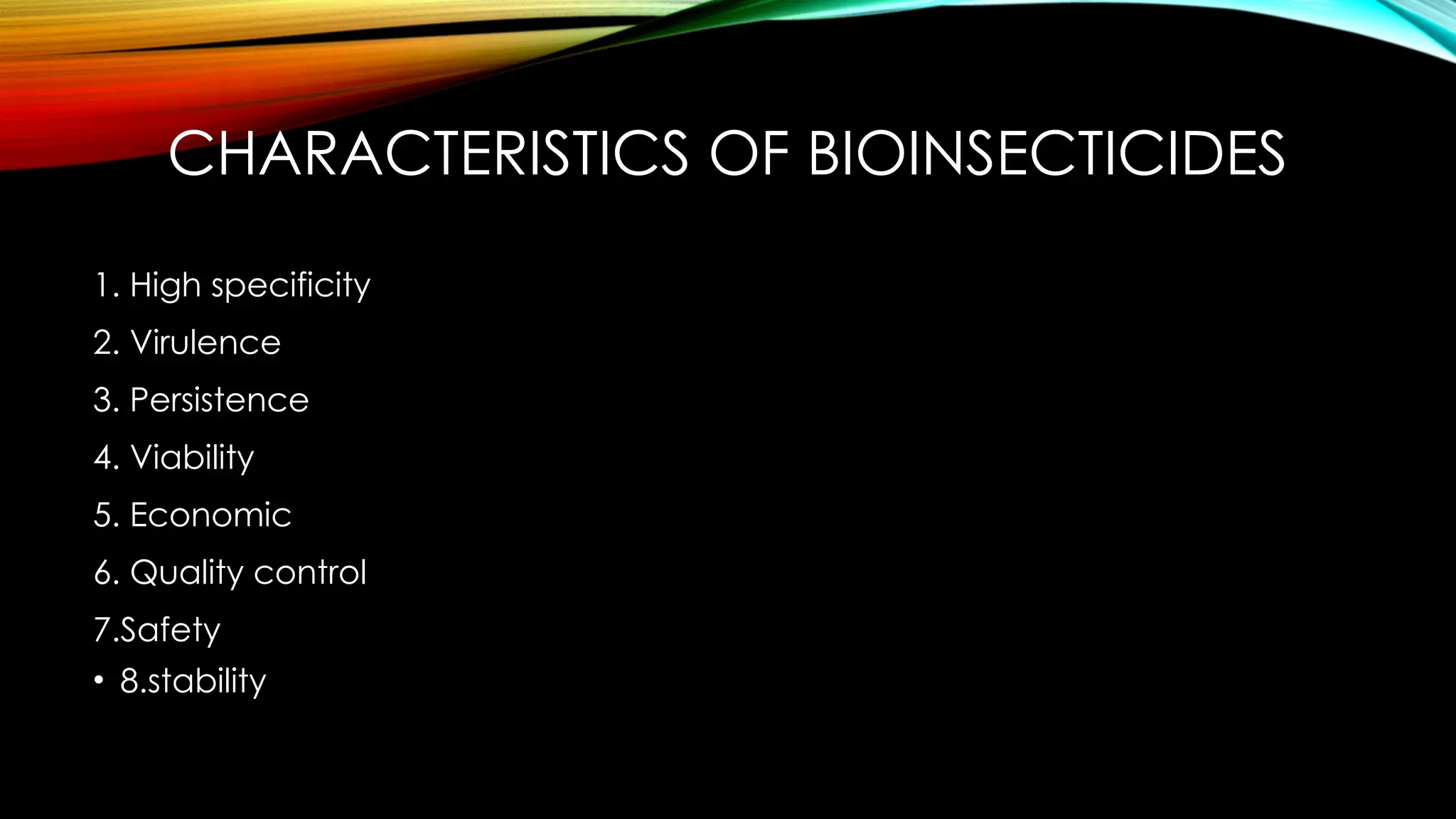 Field applications of bioinsecticides.pptx