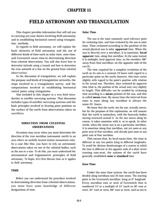 Field astronomy and triangulation | PDF