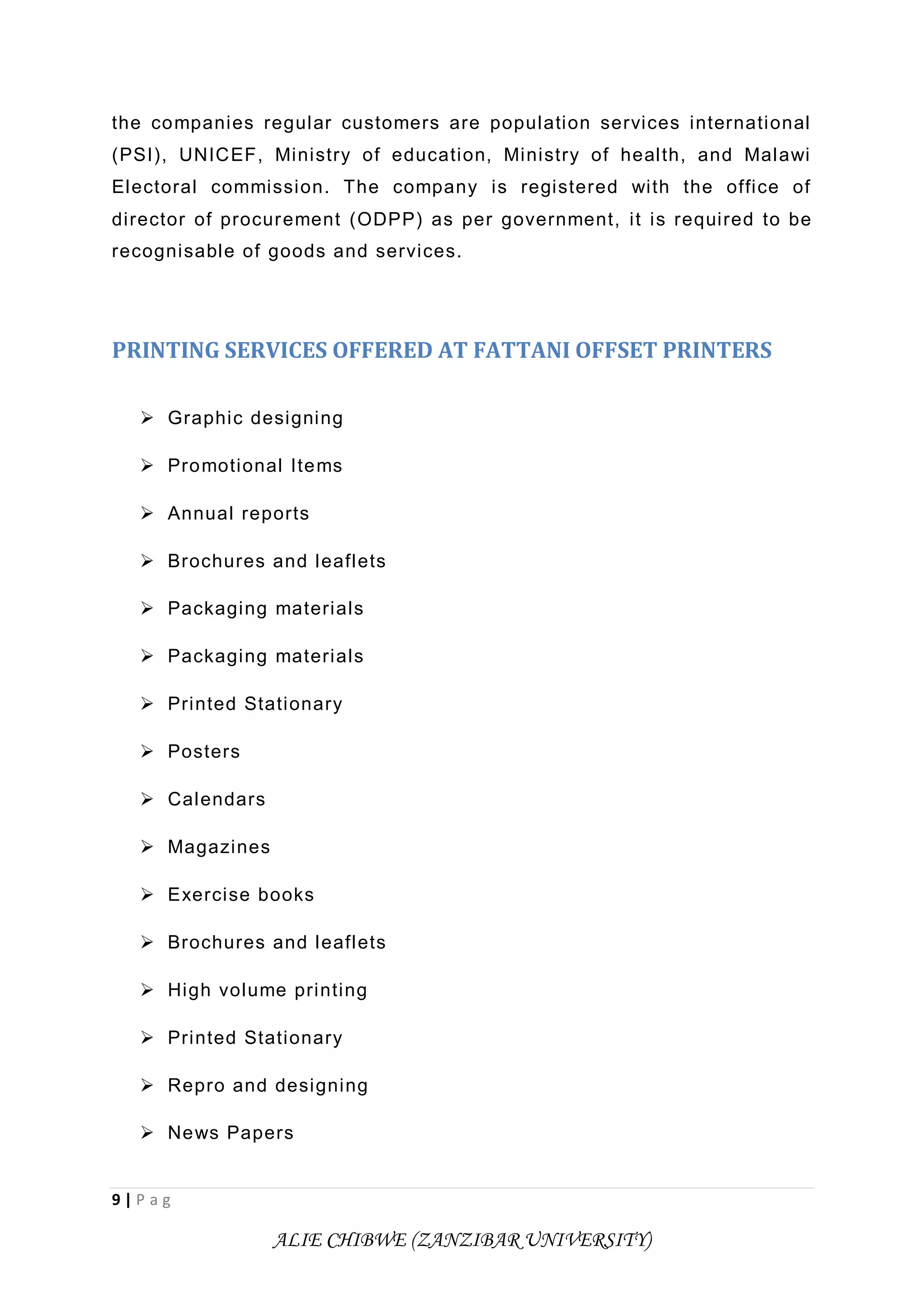 Field attachment report | PDF