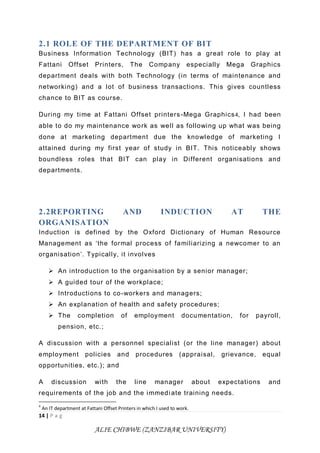 Field attachment report | PDF
