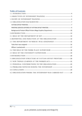Field attachment report | PDF