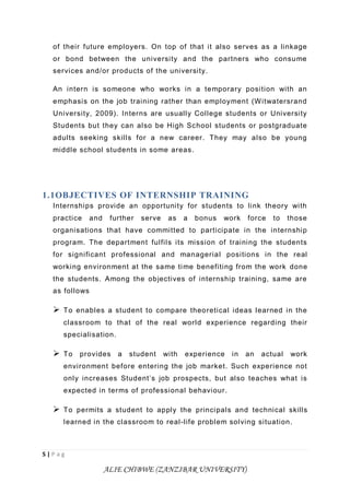 Field attachment report (alie chibwe) | PDF