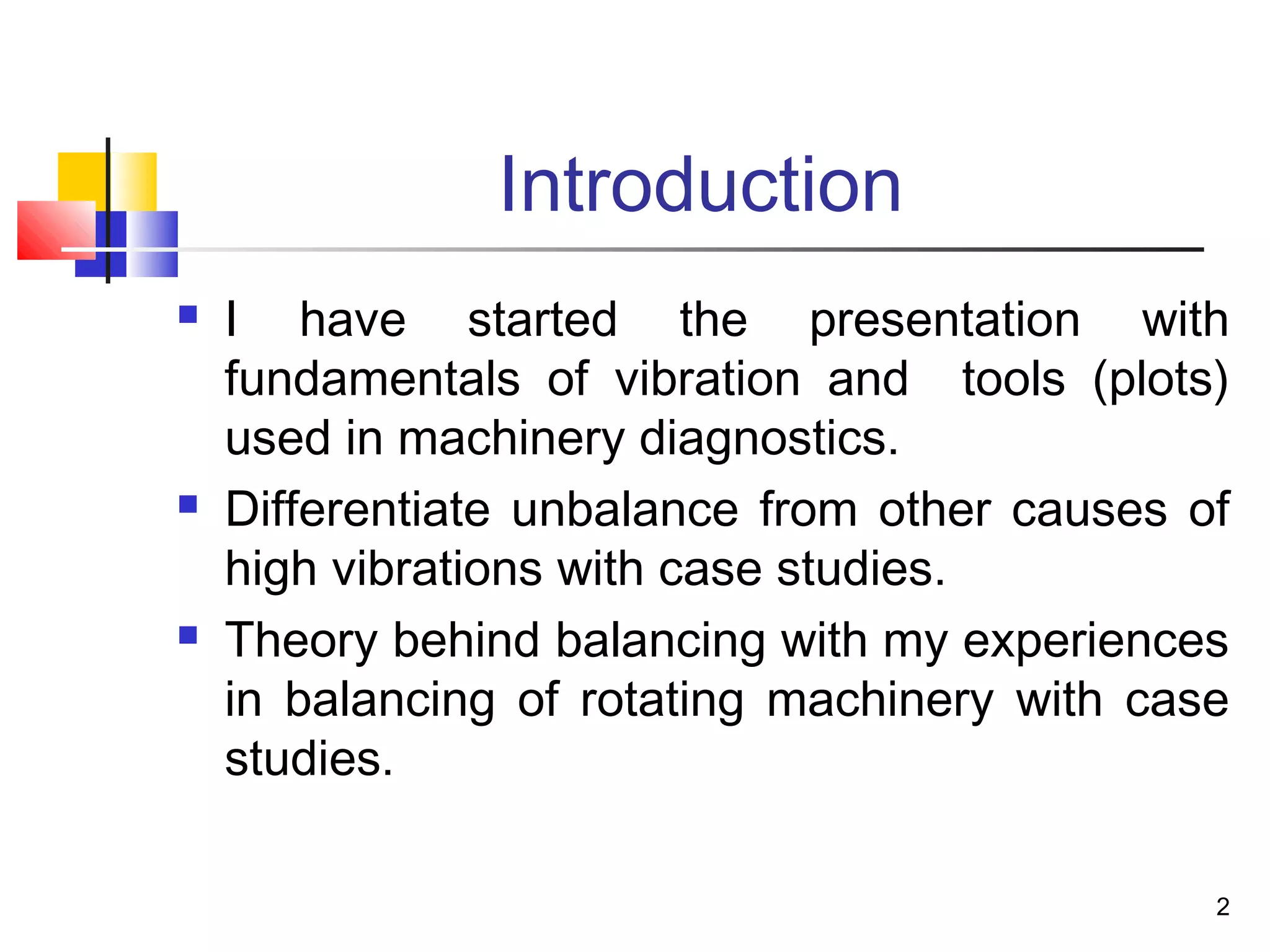 Field Balancing of Critical Rotating Machines | PPT