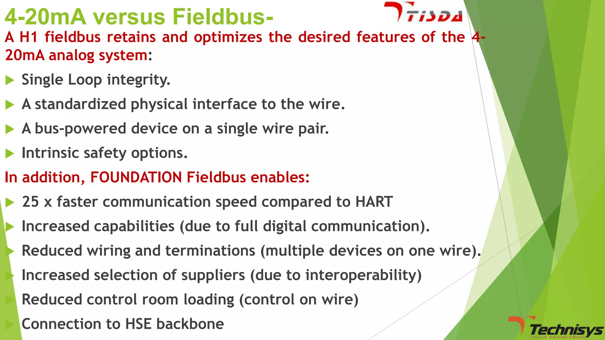 BASICS OF FIELDBUS | PPTX