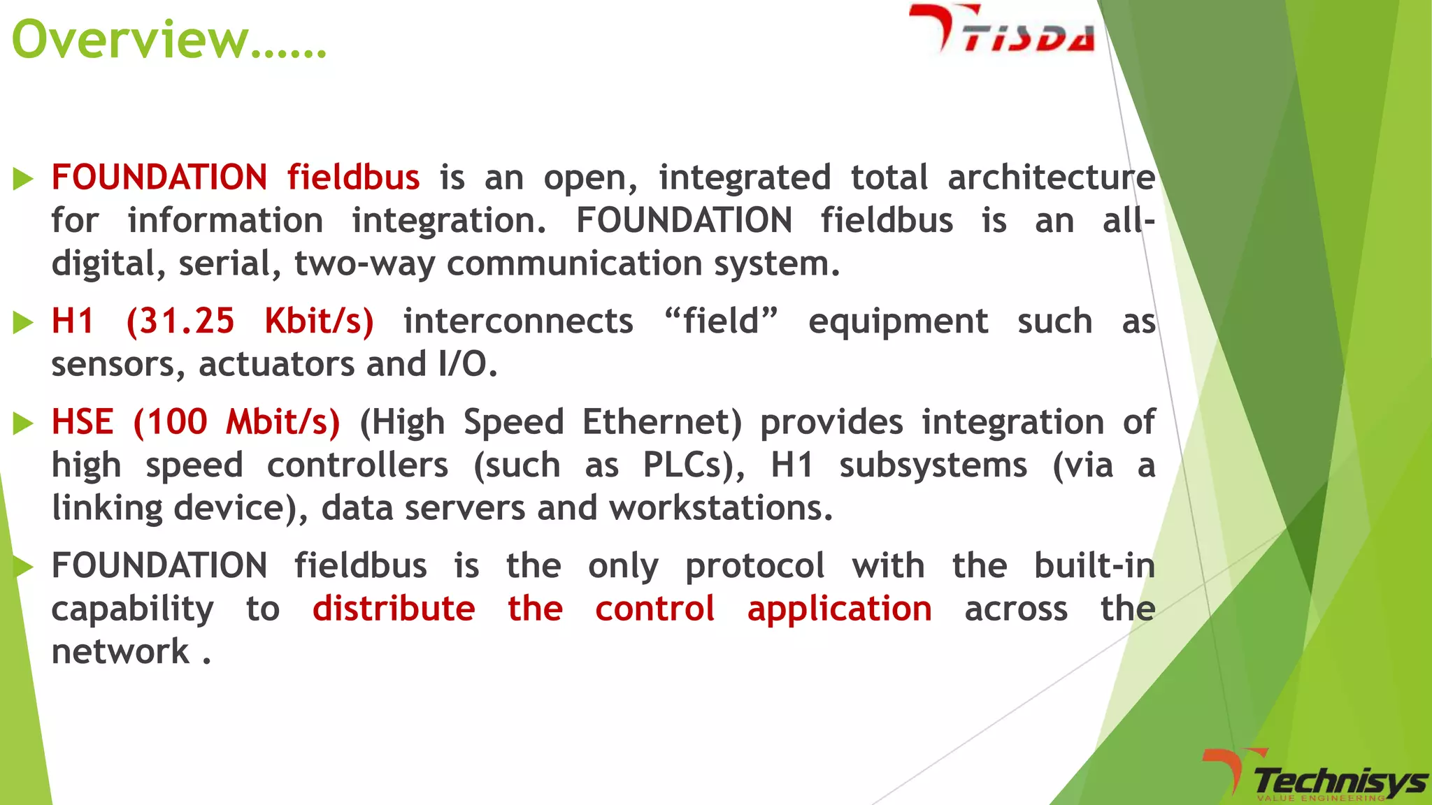 BASICS OF FIELDBUS | PPTX