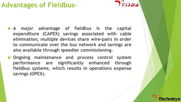 BASICS OF FIELDBUS | PPTX | Computer Networking | Computing