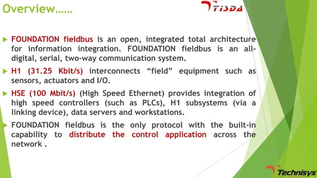 BASICS OF FIELDBUS | PPTX | Computer Networking | Computing