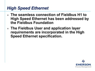 Fieldbus Tutorial - Part 11 HSE Fieldbus | PDF