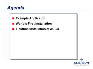 Fieldbus tutorial part 3 example applications | PDF