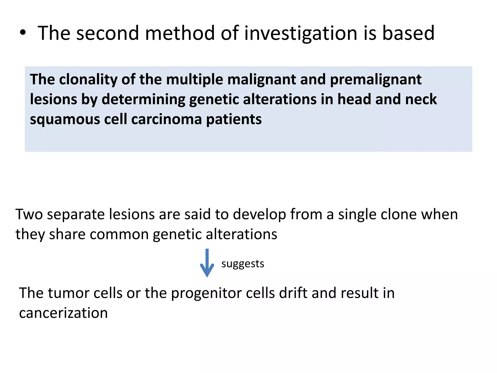 Field cancerization | PPTX