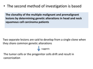Field cancerization | PPTX