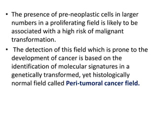Field cancerization | PPTX
