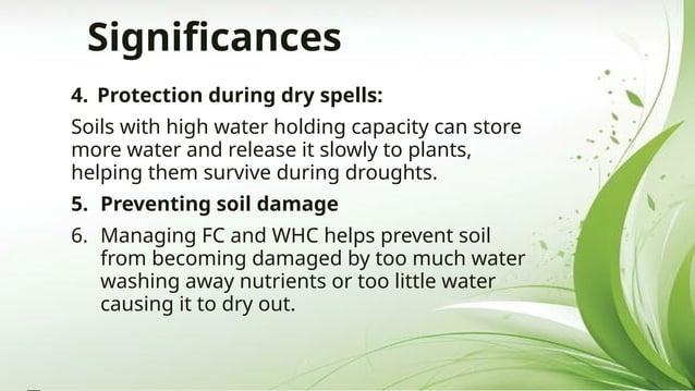 Field Capacity and water holding capacity of soil.pptx