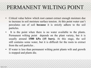 Field Capacity of Water.ppt