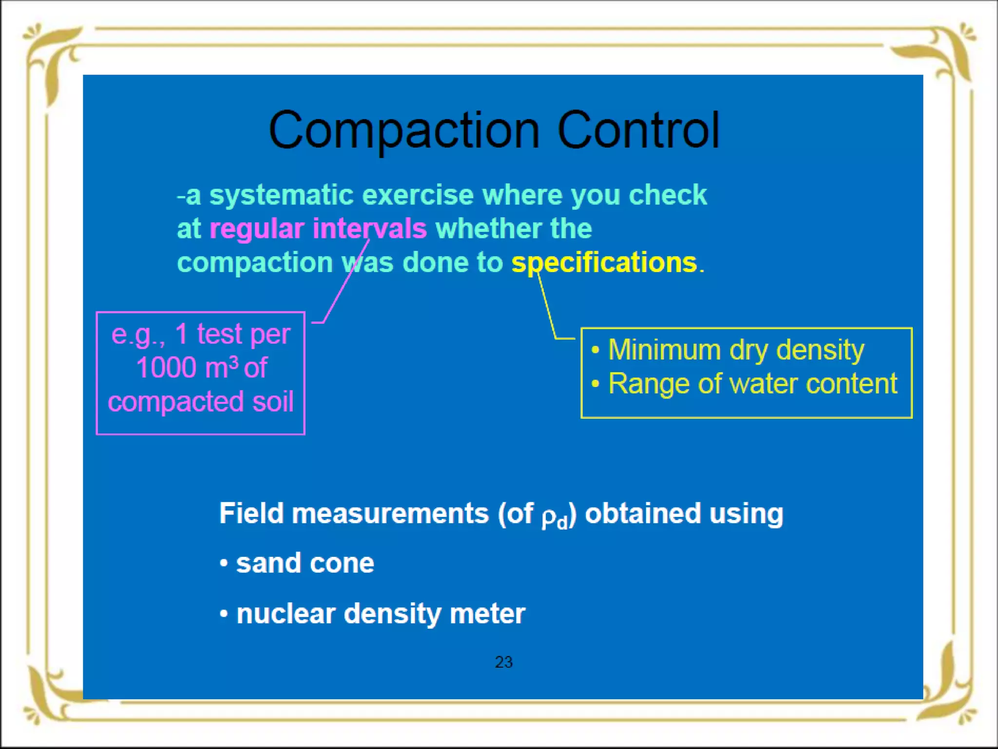 Field compaction methods | PPTX