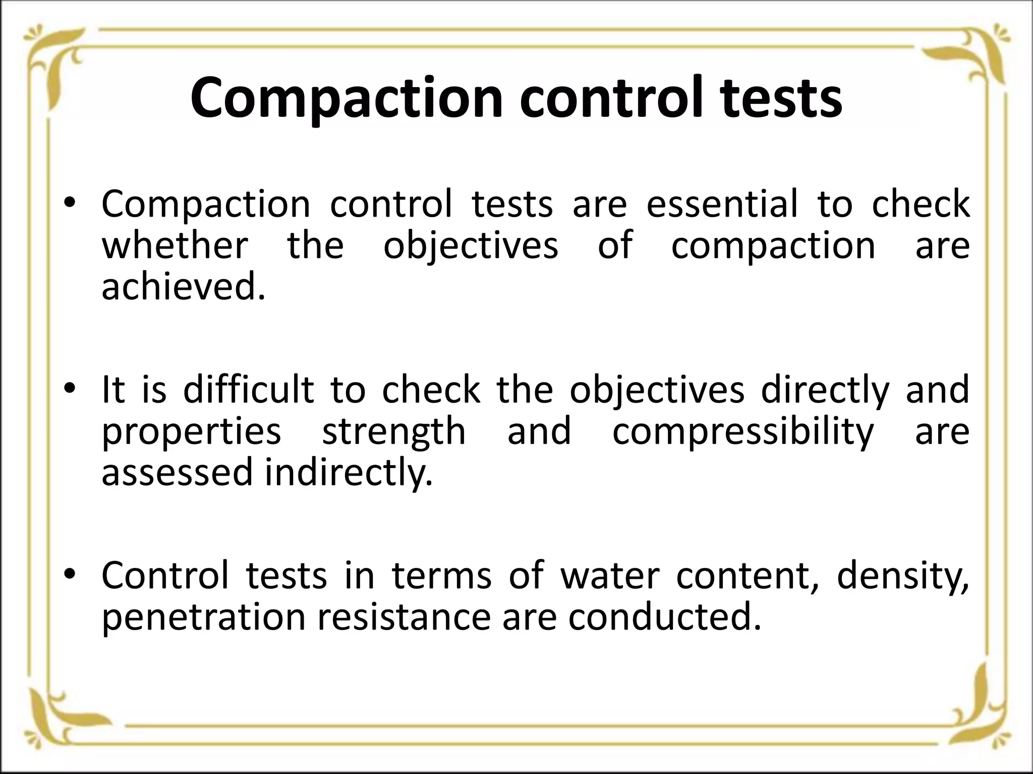 Field compaction methods | PPTX