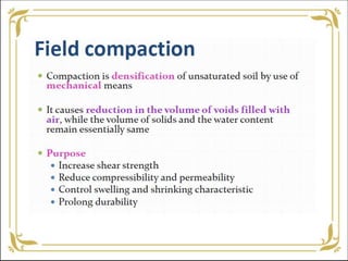 Field compaction methods | PPTX