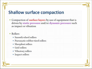 Field compaction methods | PPTX