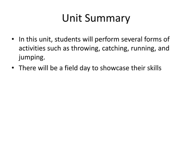 Field day presentation | PPT
